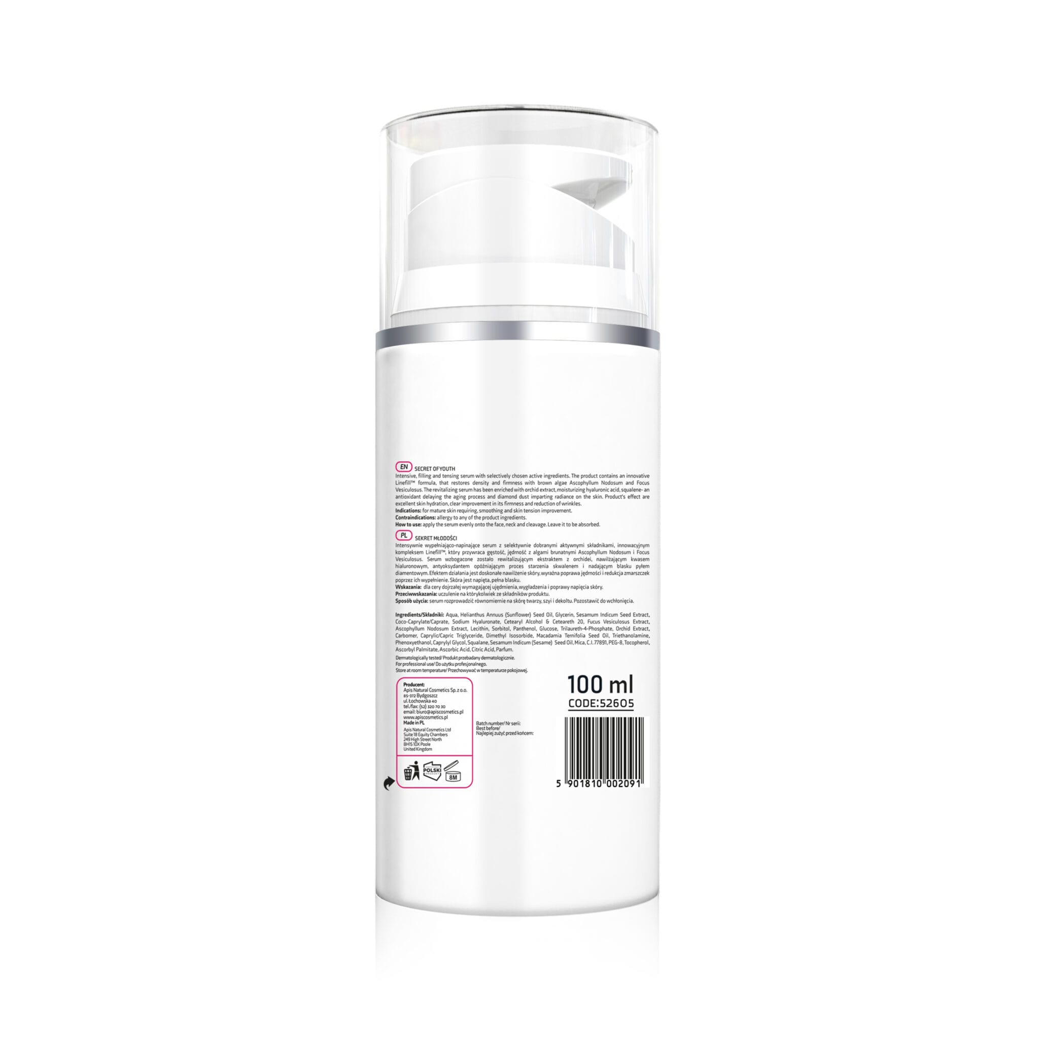 Apis Professional Secret of Youth Filling Tensing Face Serum ...